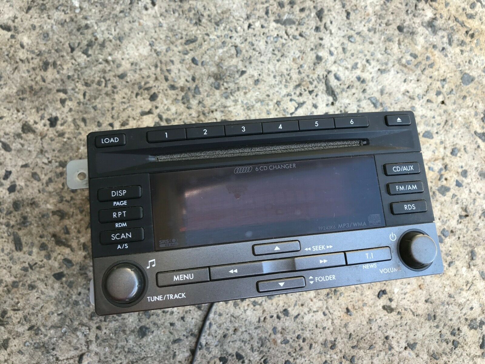 Subaru Forester Wagon SH XT Turbo 08 - 12 6 Stacker Stereo Player Head ...