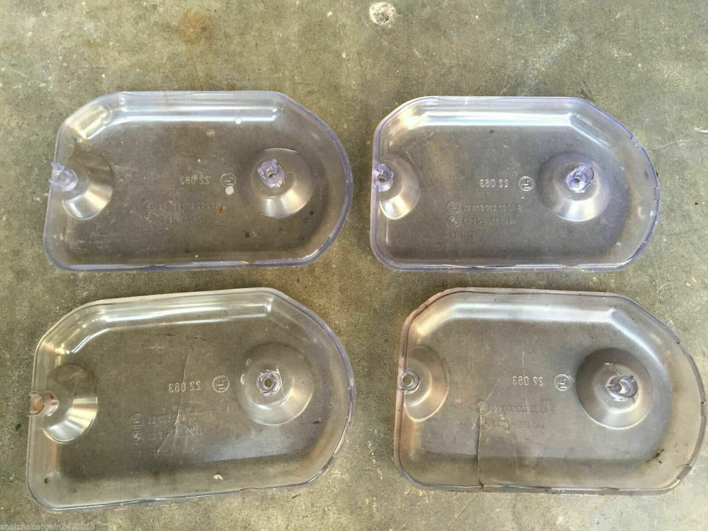 4 BMW E10 1966 - 1977 Genuine Rear Tail Lights Plastic Backing Plate P ...