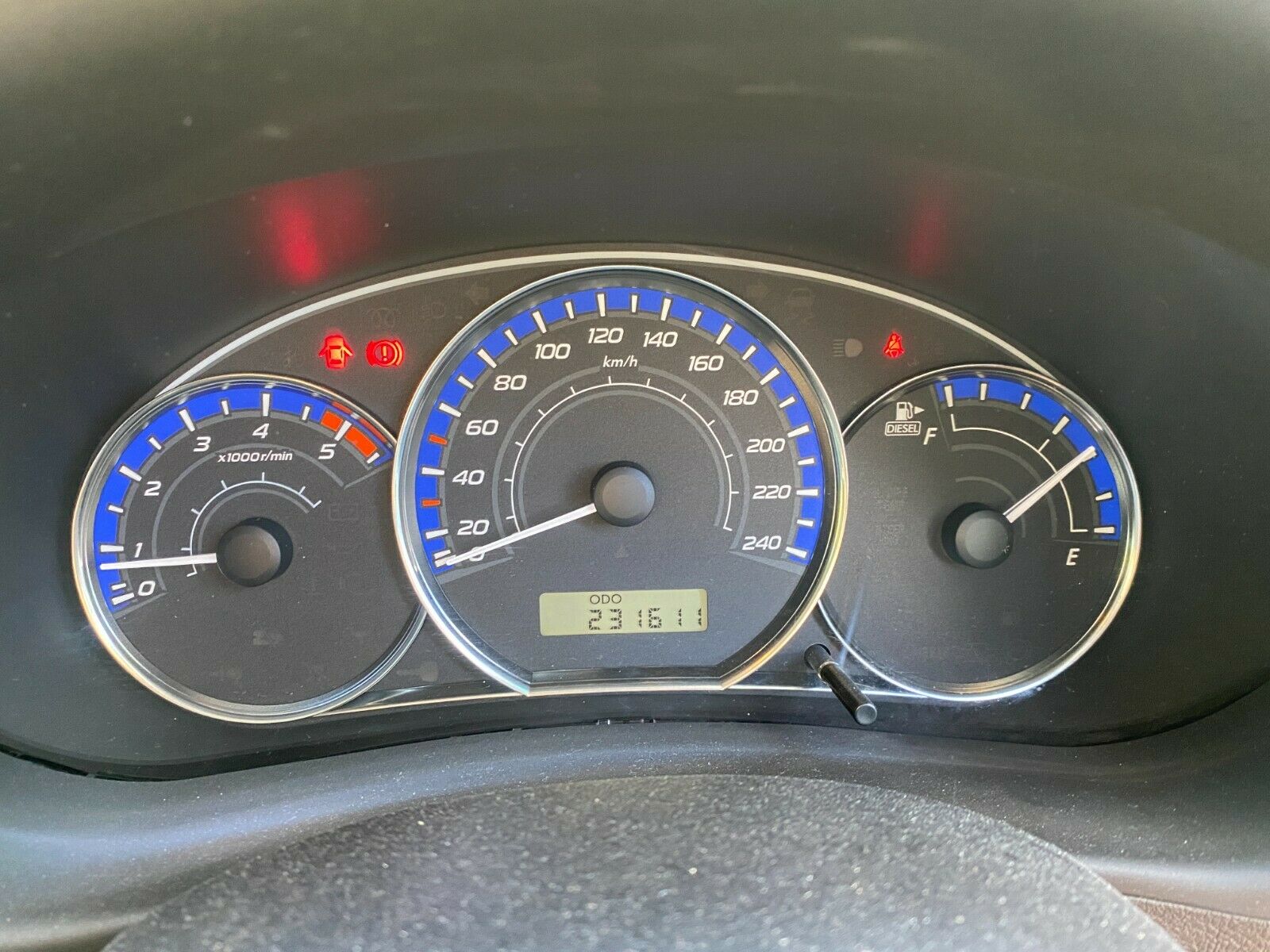 Subaru Forester Turbo Diesel SH 2008 - 12 Dash Instrument Cluster Manu ...