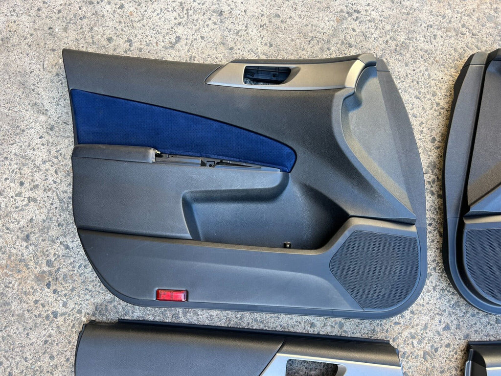 Subaru Forester 08 - 12 SH S Edition Blue Leather Interior Door Cards ...