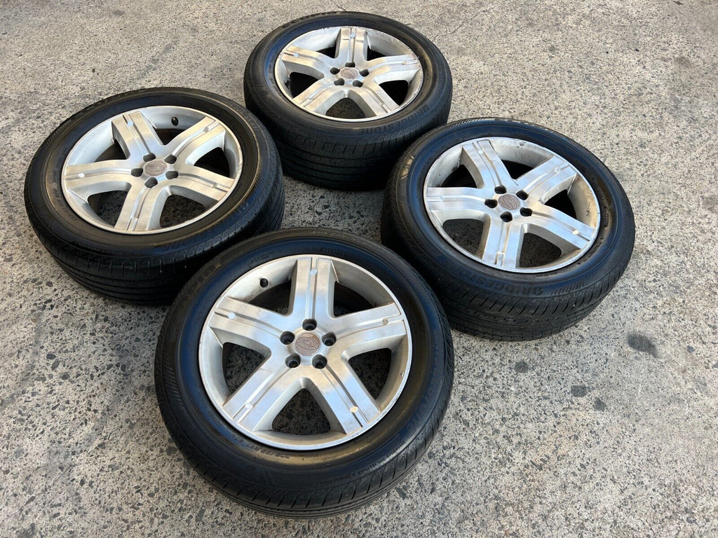 Set of 4 Subaru Forester SH 17" Wheels Tyres Rims Mag 5 x 100 225/55 R ...