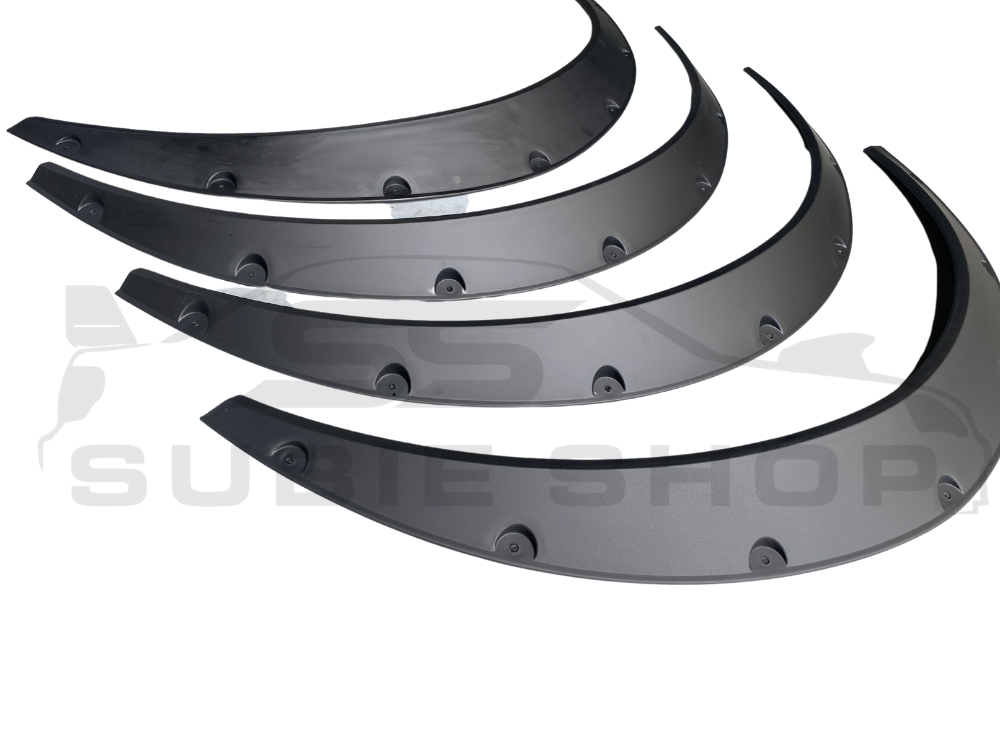 JDM Wheel Arch Fender Flares Kit Wide Body Extensions For 02 - 07 Suba ...