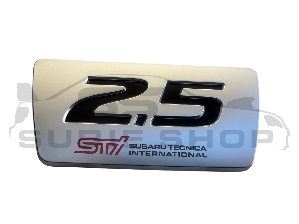 Genuine JDM Subaru Forester SG XT STi 05 - 07 Engine Badge Logo Emblem ...